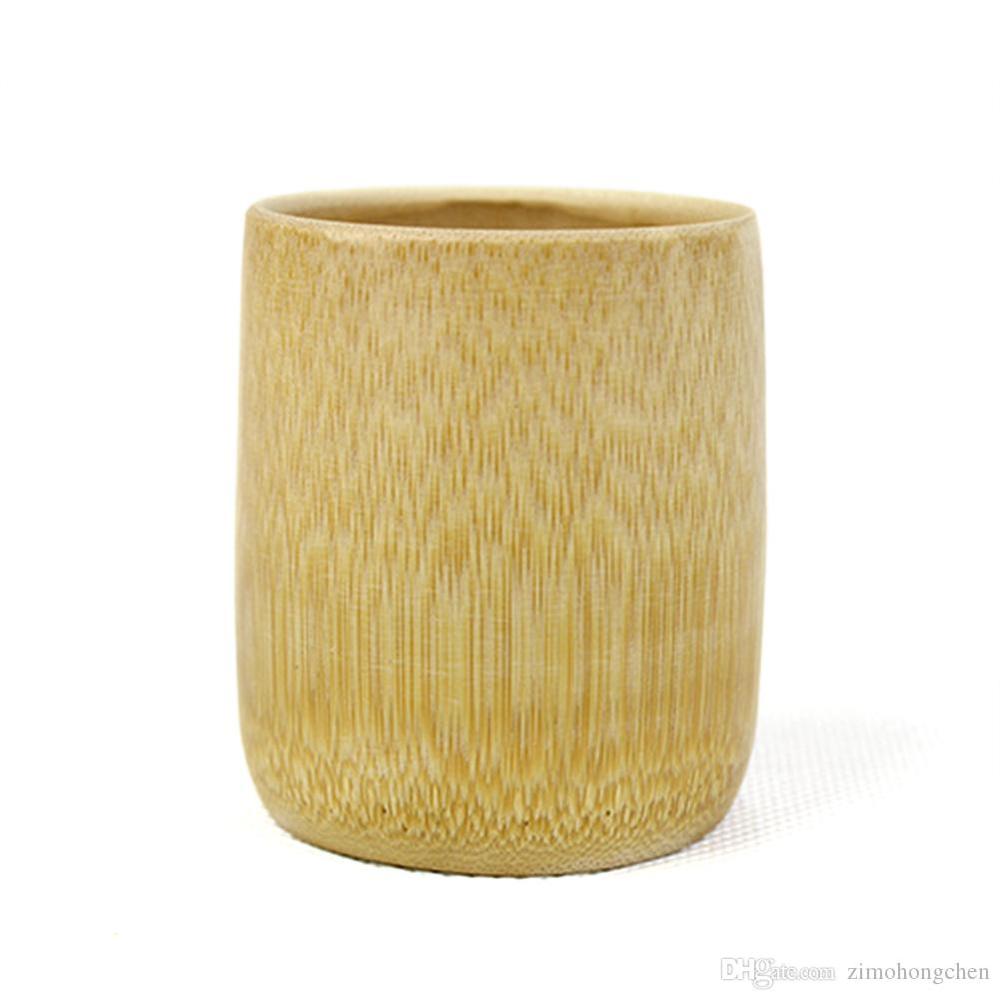 3pic/set Green Natural Pure Handmade Bamboo Tea Cu... – Grandado