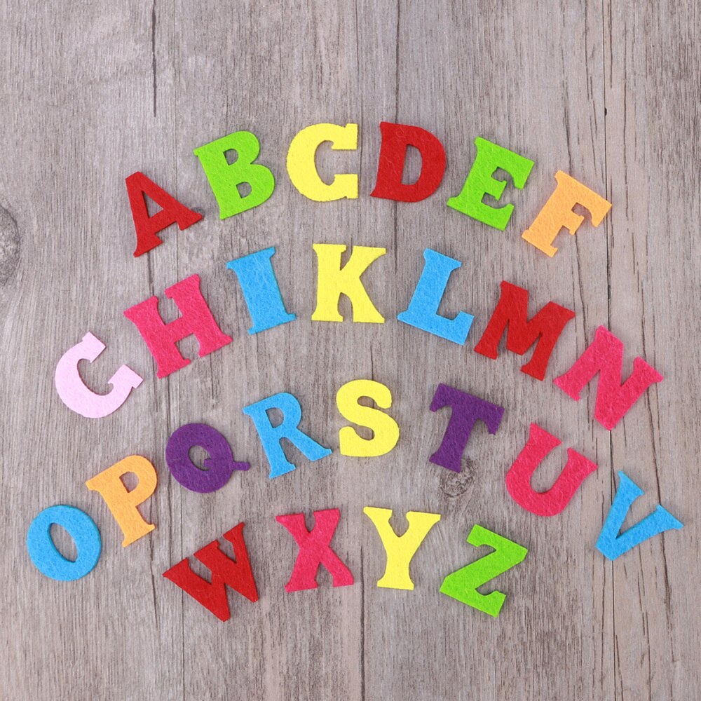 50Pcs Vilt Alfabet Letters Niet-geweven Stof Abc V... – Vicedeal