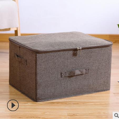 Foldable Cotton Linen Storage Box Storage Boxes wi... – Grandado