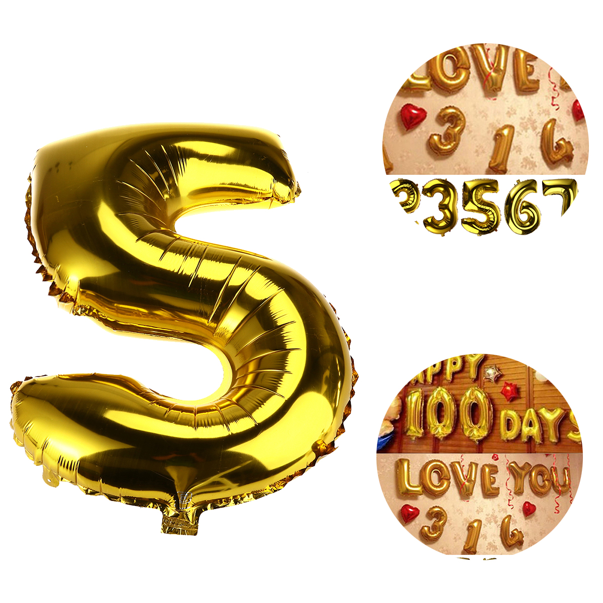 32 inch Number Balloons Party Supplies Helium Thic... – Vicedeal