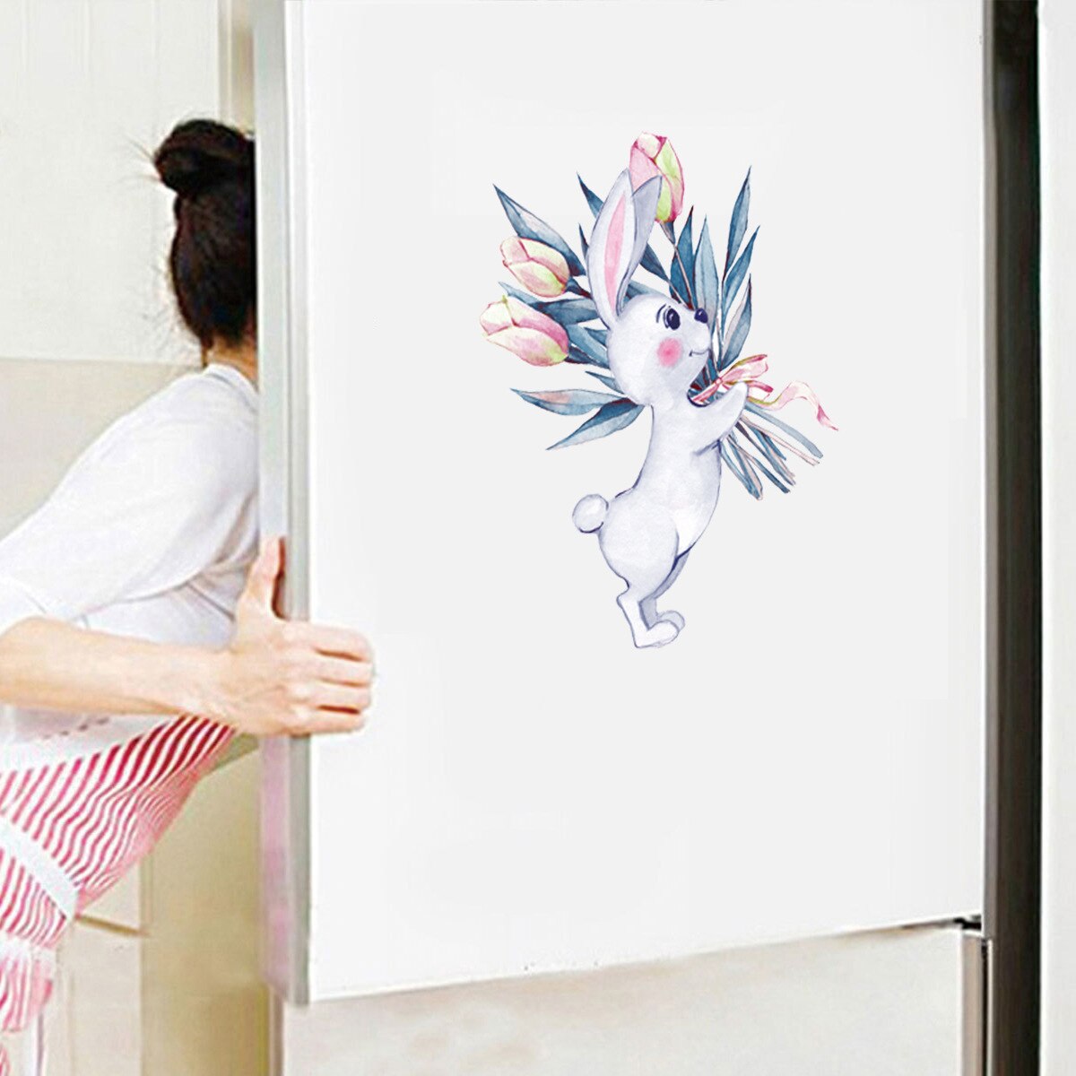Cartoon Unicorn Refrigerator Sticker For Kids Room... – Vicedeal