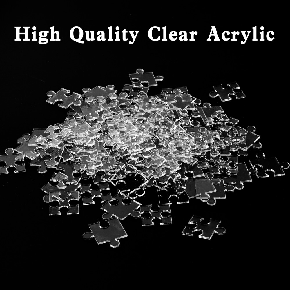Jigsaw Puzzle 200Pcs Clear Acrylic Stress Reliever... – Grandado