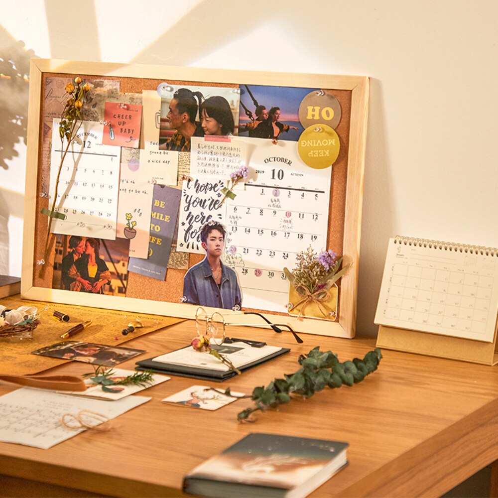 Ins Kurk Boord Creatieve Fotowand Vilt Muur Sticke... – Vicedeal