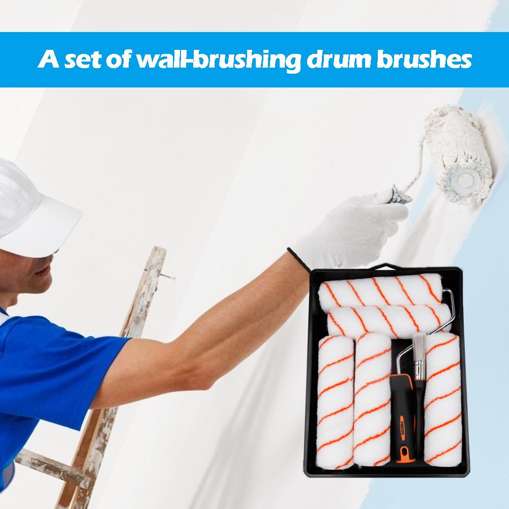 Wall Decorate Painting Roller Brush Set Paint Runn... – Grandado