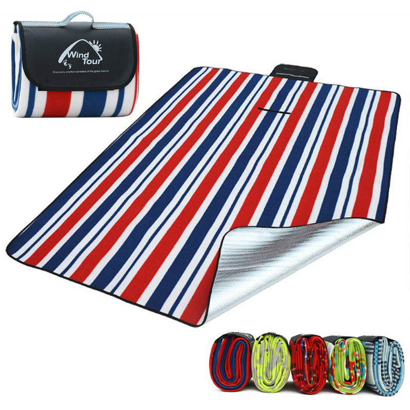 Camping beach moisture-proof suede blanket portabl... – Grandado