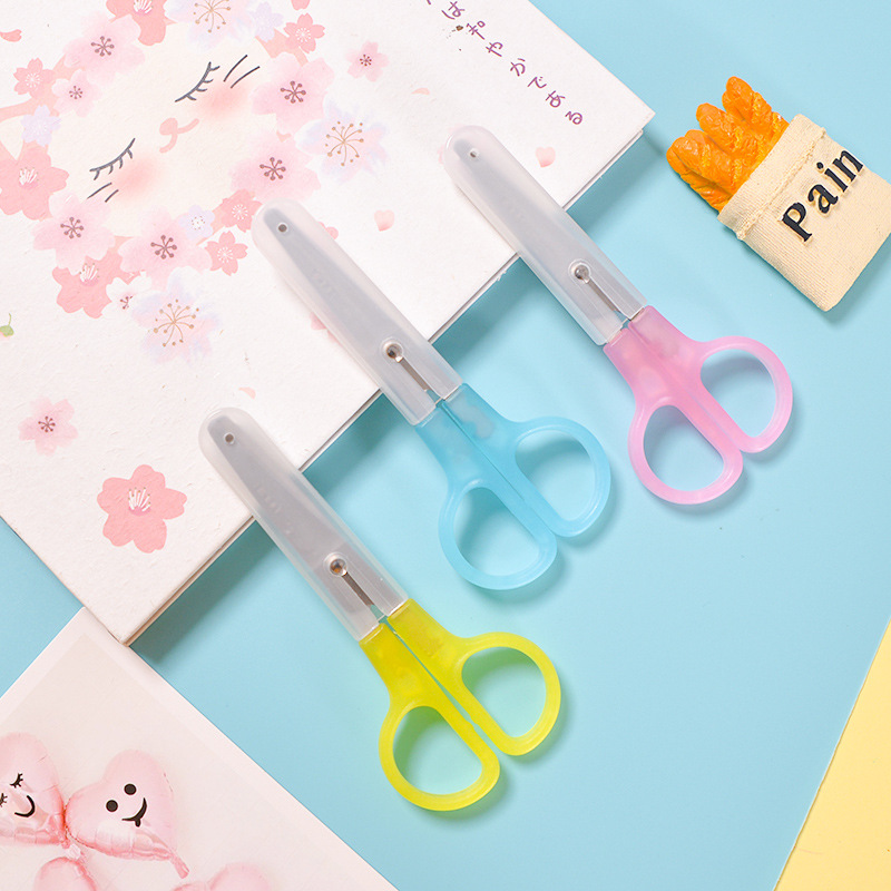 Candy Color Student Safe Scissors Stainless Steel ... – Grandado
