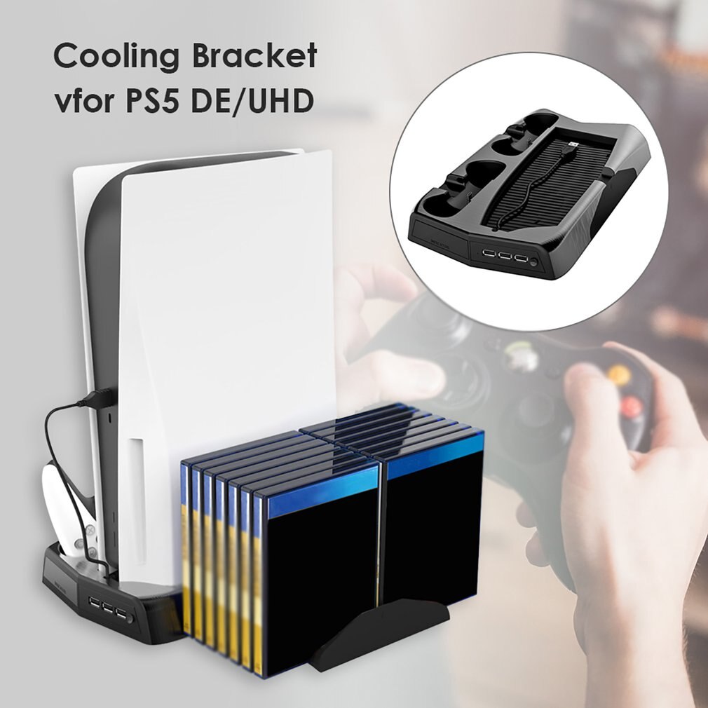 Vertical Cooling Fan Stand Digital Edition For PS5... – Vicedeal