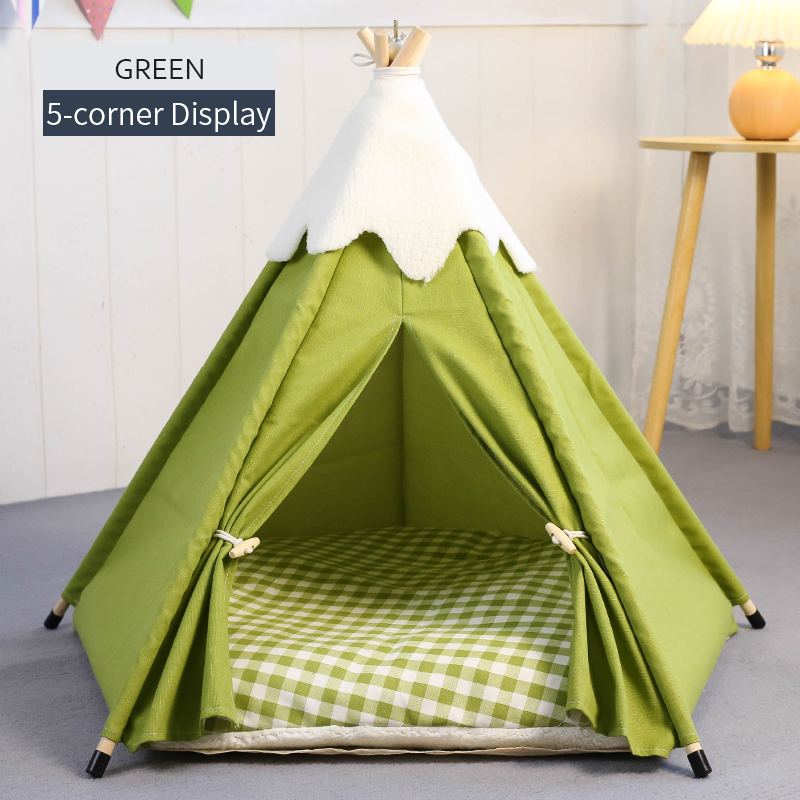 Pet Teepee Tent for Small Dogs or Cats Puppy Sweet... – Grandado