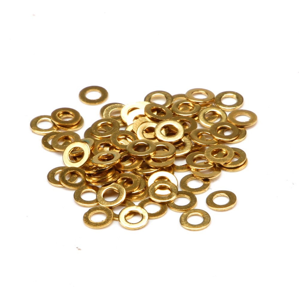 M2.5 * 5*0.4 seal plain ringen Messing platte ring... – Grandado