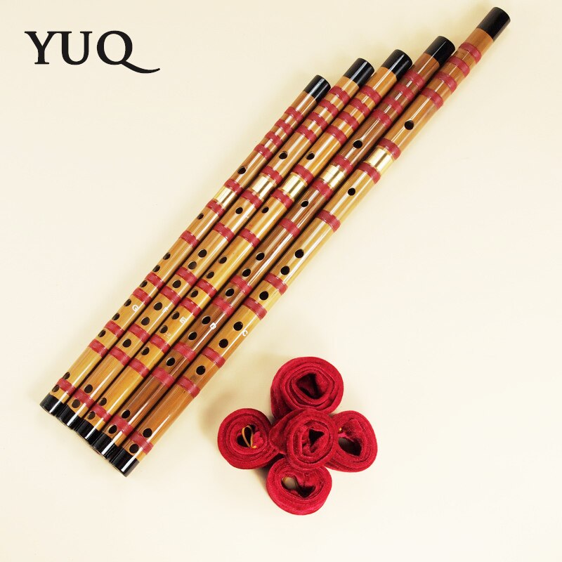 YUQUE Bamboo Flute beginner Woodwind dizi Musical ... – Grandado
