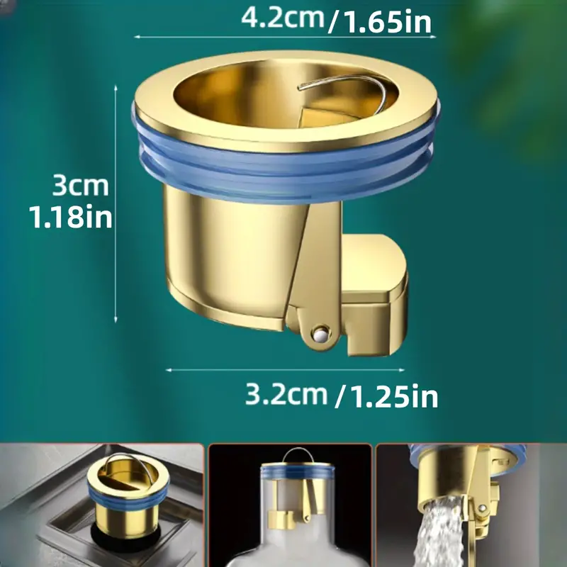 Floor Drain Core, All Copper, Odor Proof Core, Dra... – Grandado