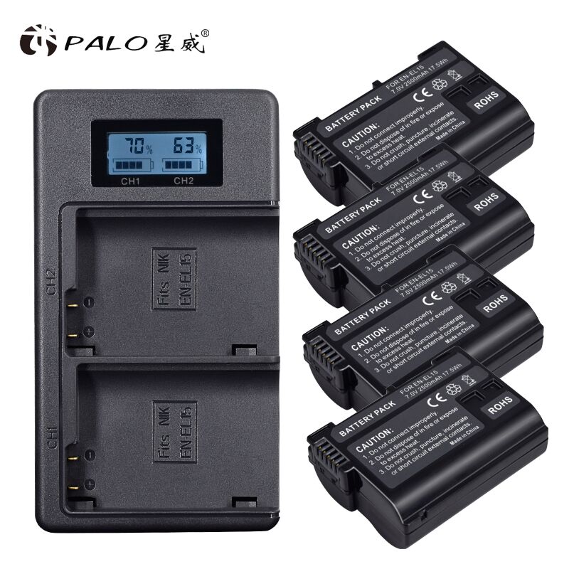 EN-EL15 EN-EL15a ENEL15 Battery for Nikon D7000 D7... – Grandado