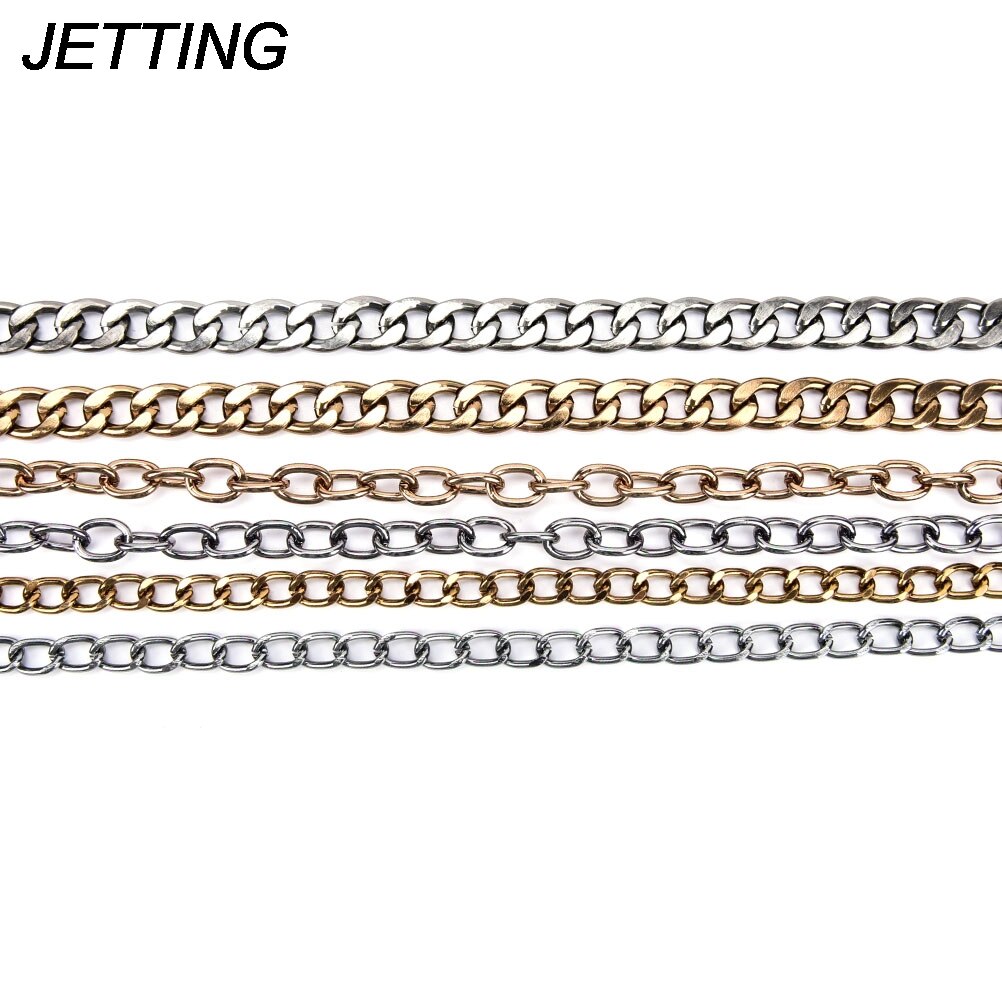 6 Styles Long 120cm Shoulder Bag Chain Metal Purse... – Grandado