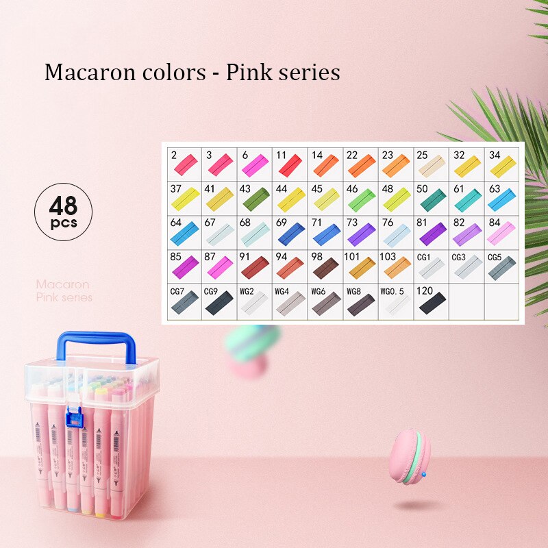 24/36/48 Colors Single Art Markers Brush Pen Sketc... – Grandado