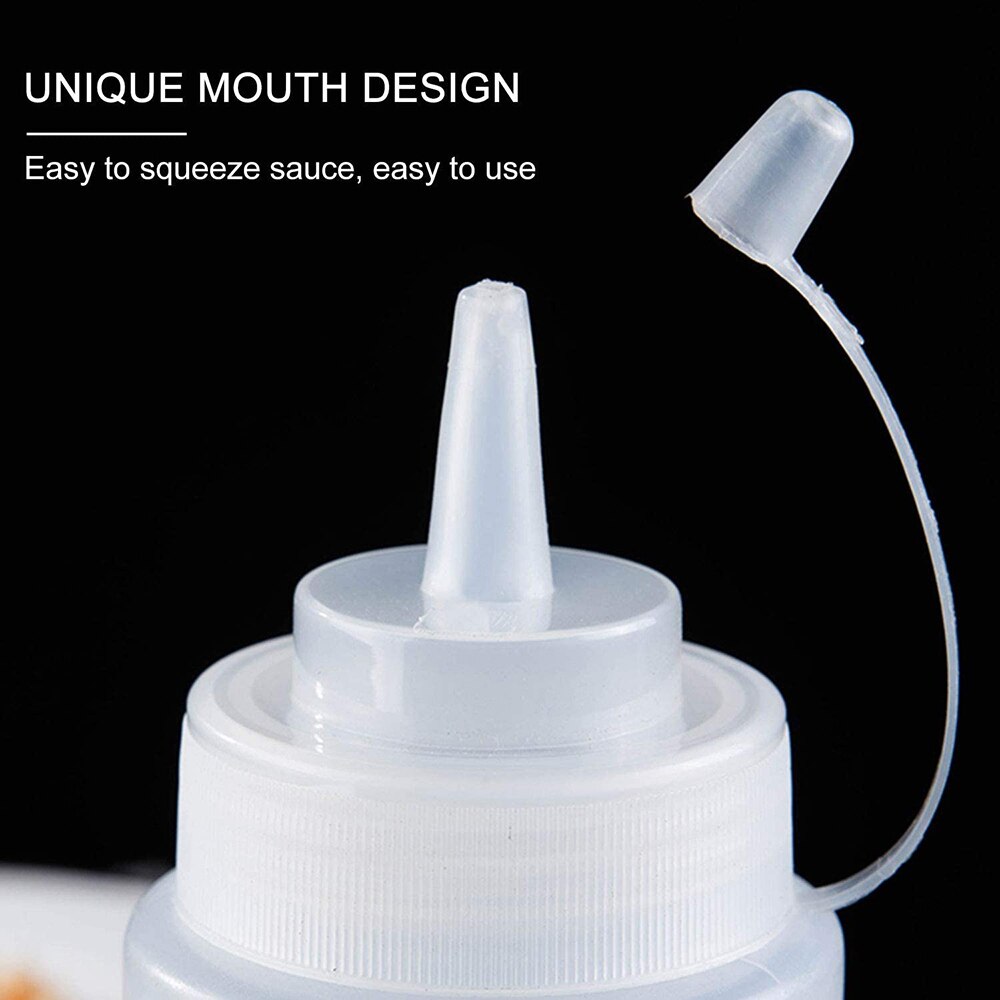 10pcs Squeezes Bottles Plastic Squeezes Sauce Bott... – Vicedeal