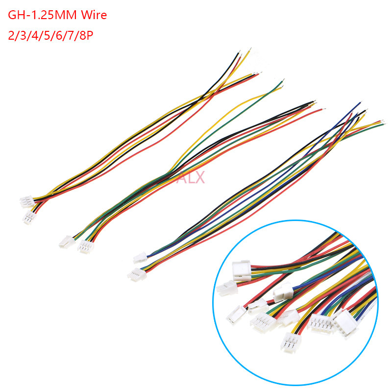 10Pcs Micro Jst Gh 1.25 2/3/4/5/6/7/8 Pin Male Plu... – Vicedeal