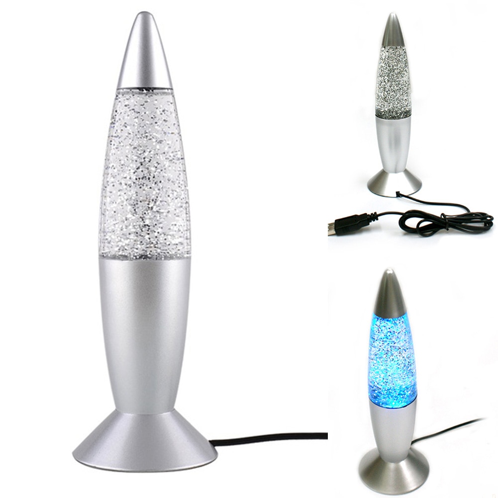 1pc 3D Rocket Multi Color Changing Lava Lamp RGB L... – Grandado