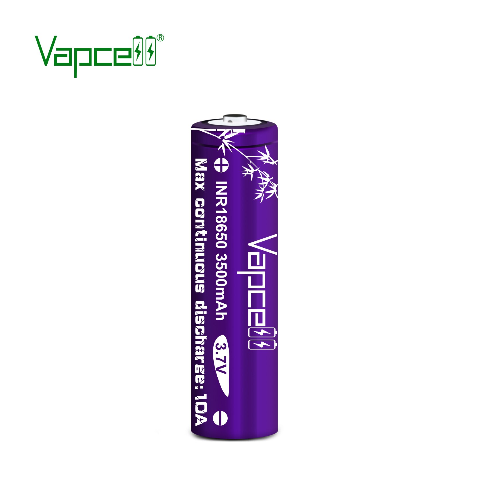 Vapcell 18650 3500mah 10A 3.7v button top li ion R... – Vicedeal
