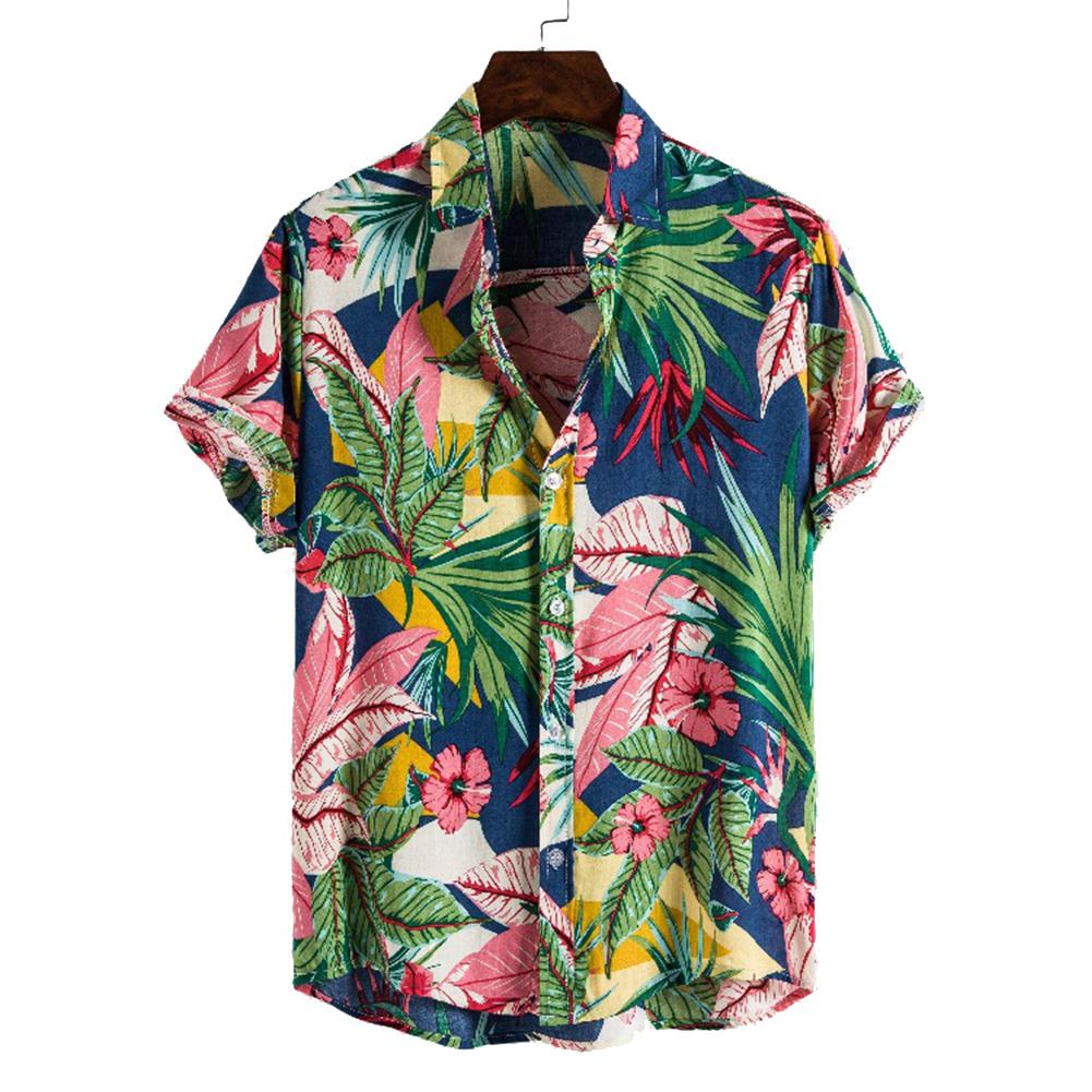 Missky Mannen Shirt Zomer Vrijetijdshemd Hawaiiaan... – Grandado