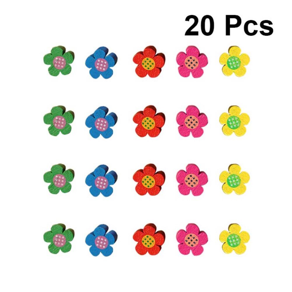 20 piezas chinchetas creativas coloridas en forma ... – Grandado