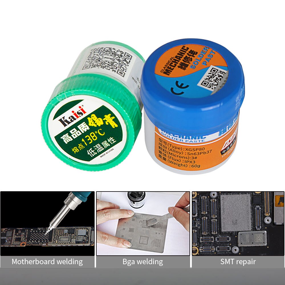 Solder Paste Flux Tin Paste Melting Point 138°C an... – Grandado