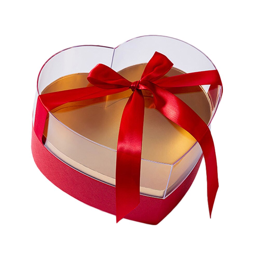 Acrylic Heart Shaped Flower Box Valentine Packagin... – Grandado