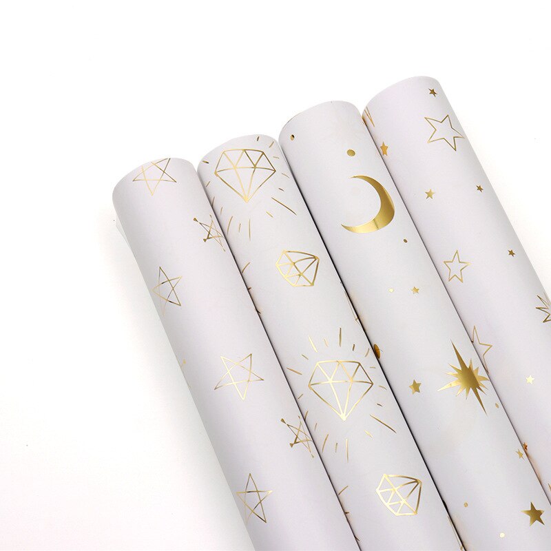 2022 Gold Foil Wrapping Paper Constellation Valent... – Grandado
