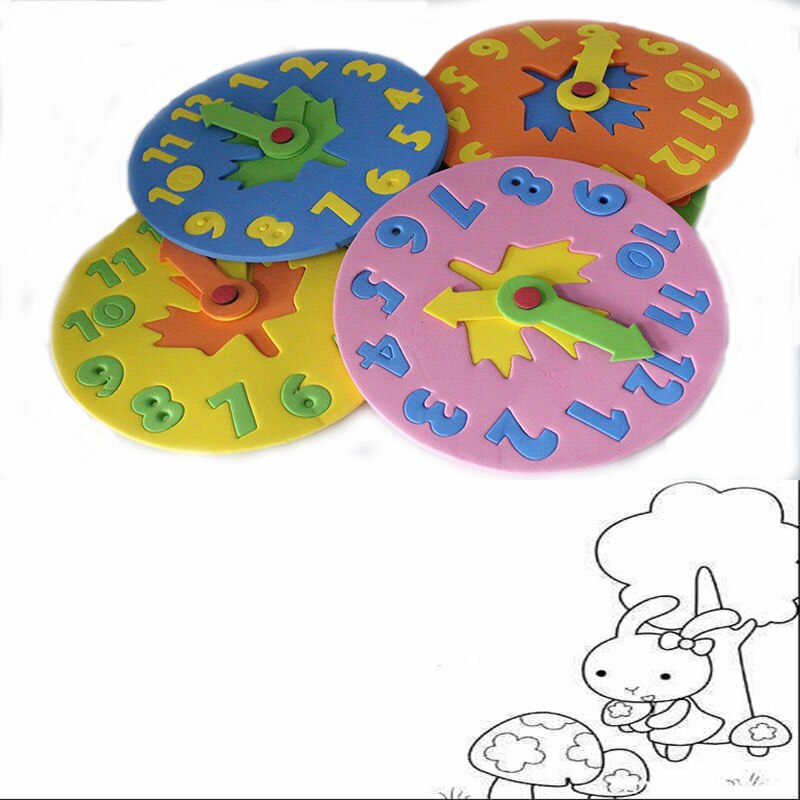 1PCS children DIY Eva clock learning education toy... – Grandado