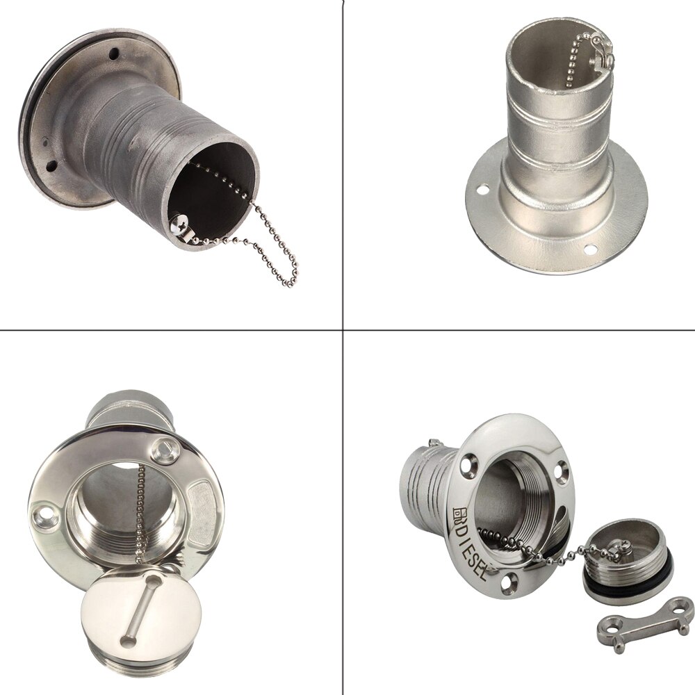 2 Inch Boat Deck Filler Stainless Steel Water Wast... – Vicedeal