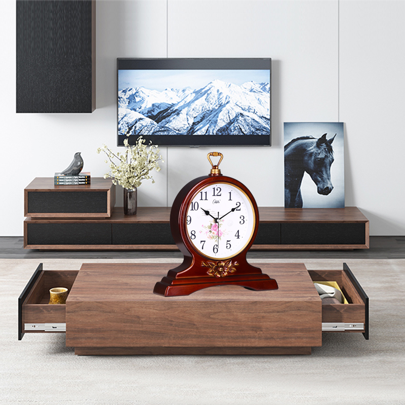 Large Vintage Wall Clock Silent Table Clock Watche... – Grandado