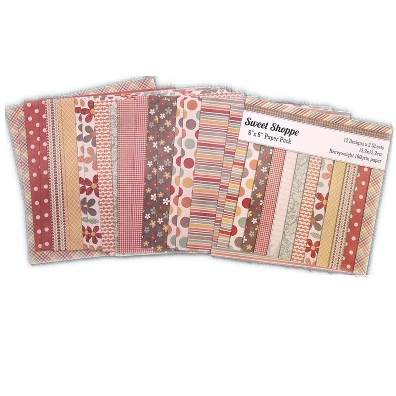 24Pcs/Lot Color Wall Retro Material Papers DIY Scr... – Grandado