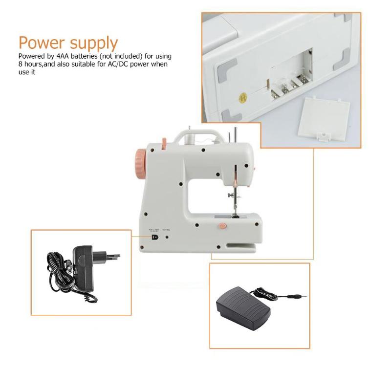 Mini Sewing Machine Fhsm-318 Built-In Light Househ... – Grandado