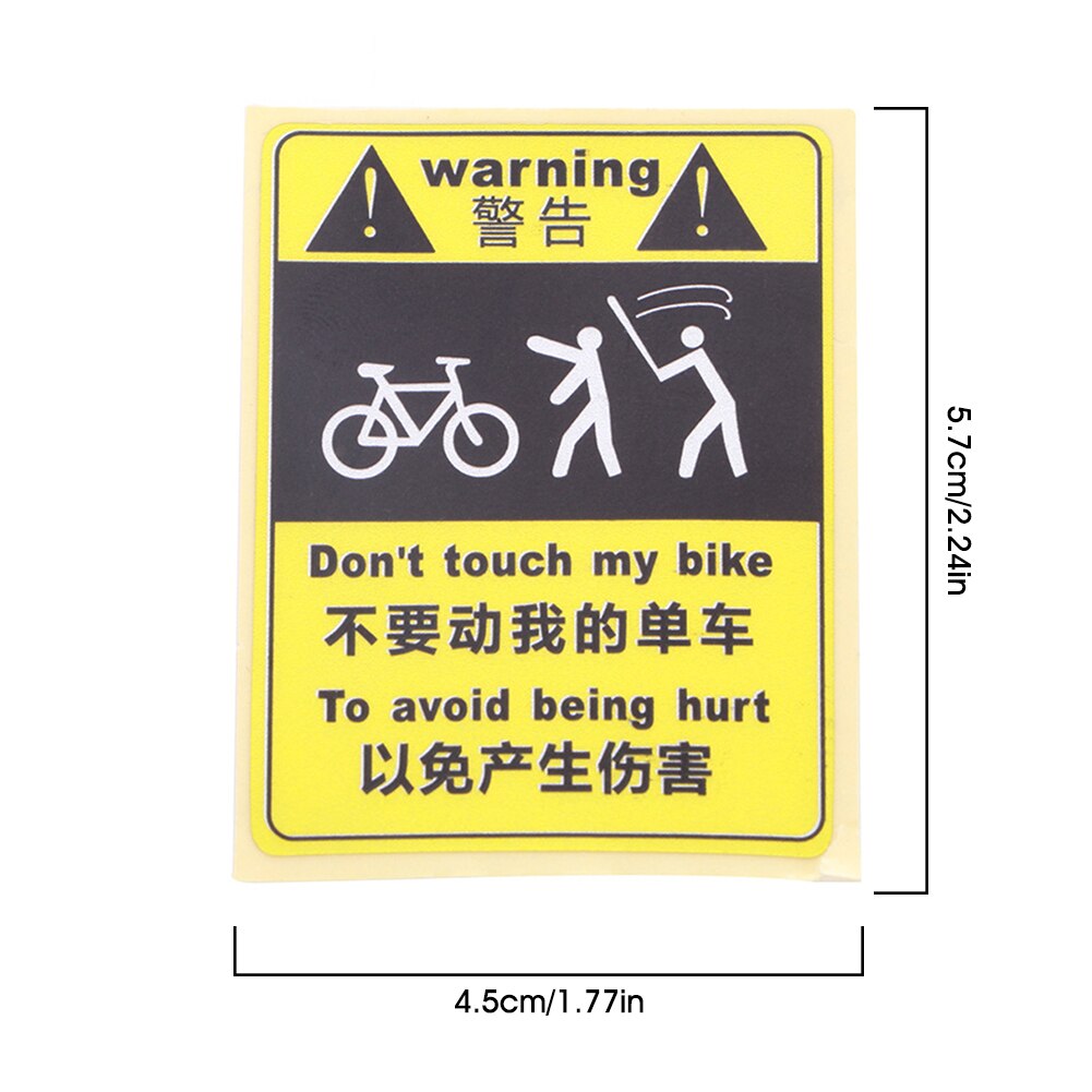 Bike Stickers PVC Coating Waterproof Reflective Bu... – Grandado