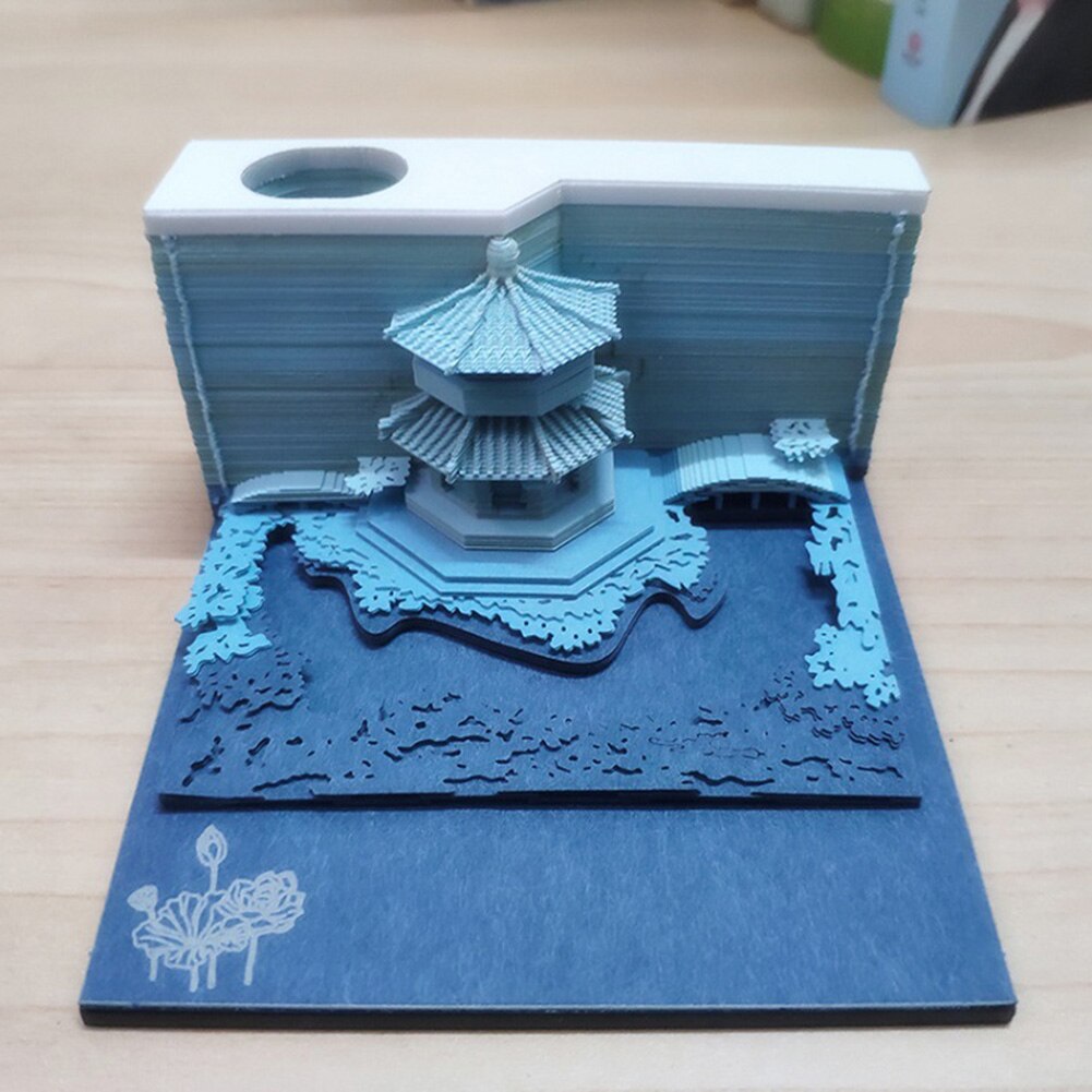 DIY Note Sheets Memo Pads Paper Art Garden 3D Stic... – Grandado