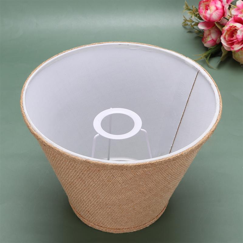 E27 Linen Lampshade Floor Lamp Chandelier Fabric L... – Grandado