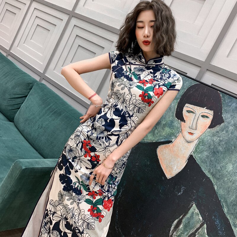 chinese dress traditional qipao women cheongsam ch... – Grandado