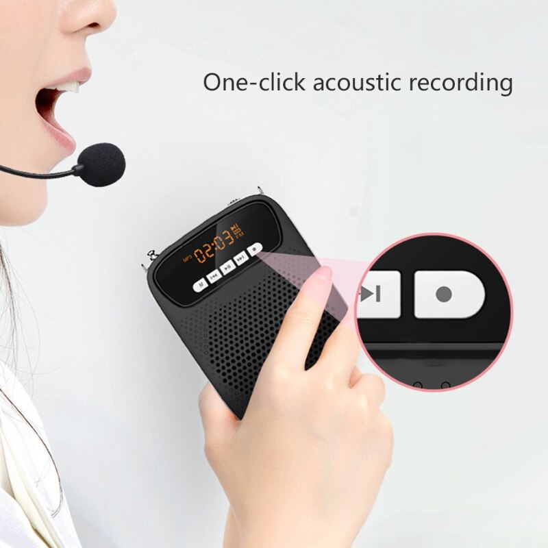 15W Rechargeable Mini Voice Amplifier with Headset... – Grandado