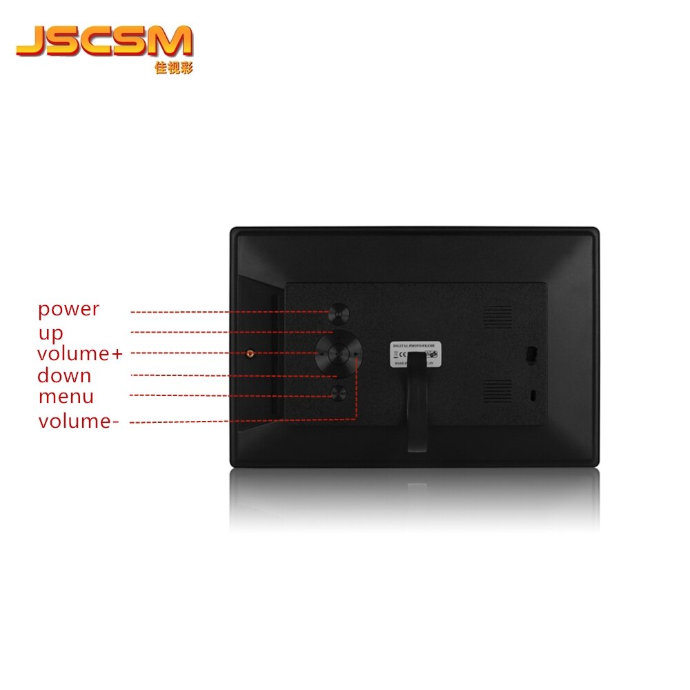 Portátil barato pantalla LED montaje en pared lcd marco de fotos 16GB ...