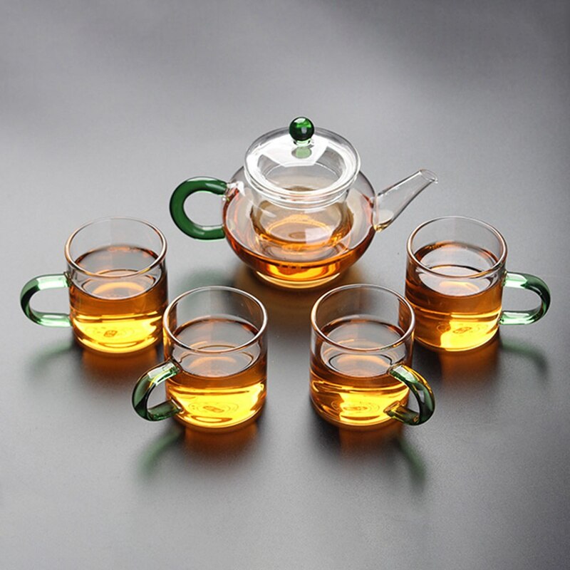 90ml High Borosilicate Glass Tea Cup With Handle C... – Grandado