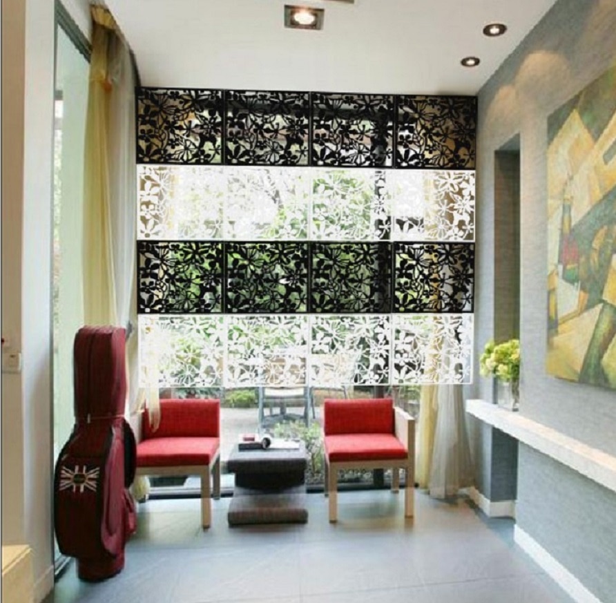 Hanging folding screen set partitions Entranceway ... – Vicedeal