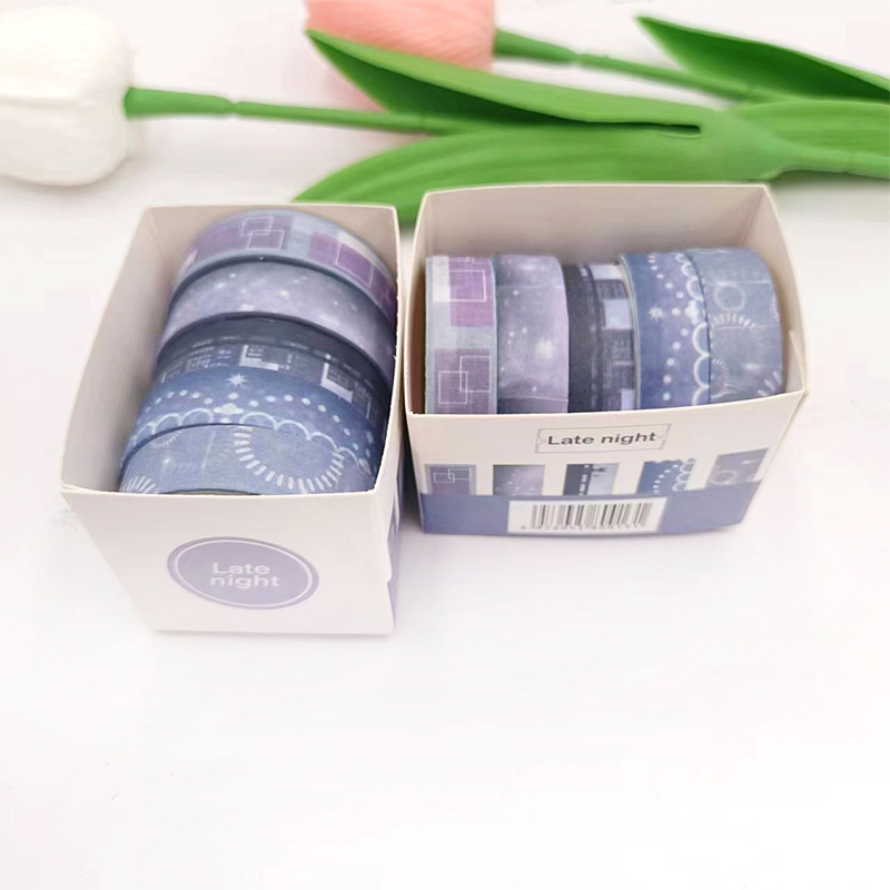 5 Rollen Basic Washi Tapes Scrapbooking Afplakband... – Grandado