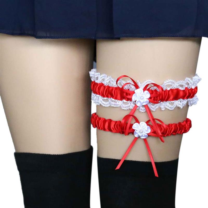 2Pcs Wedding Bridal Lace Garter Set Women Girls El... – Vicedeal