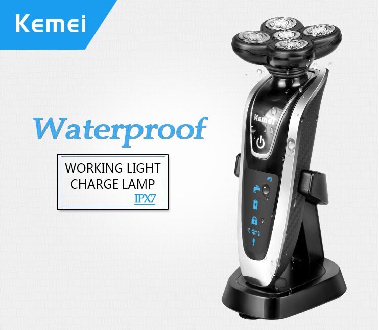 5 Heads Washable Rechargeable Electric Shaver Trip... – Vicedeal