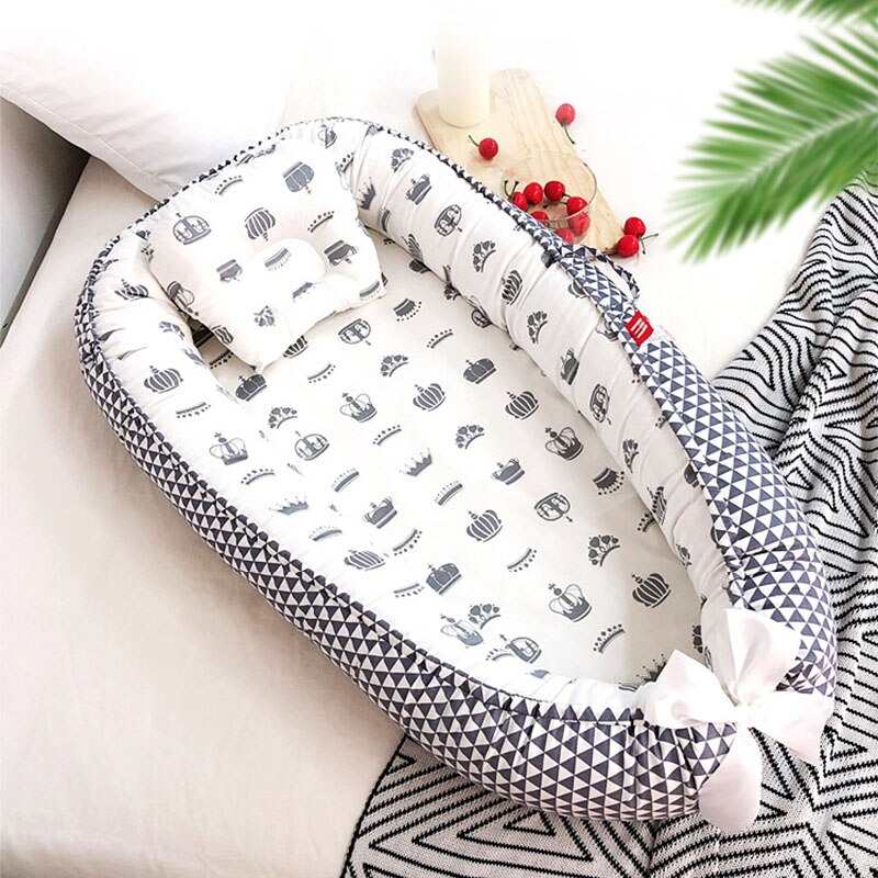 Baby Nest Bed Infant Toddler Portable Crib Travel ... – Grandado