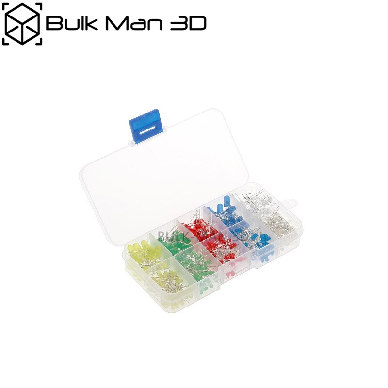 300 Piece 5 Colour 3mm and 5mm LED Pack – Vicedeal