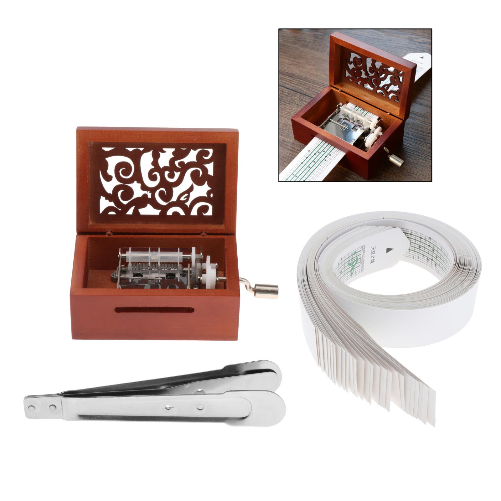 Vintage Hand Crank Music Box With Paper Tape Punch... – Vicedeal