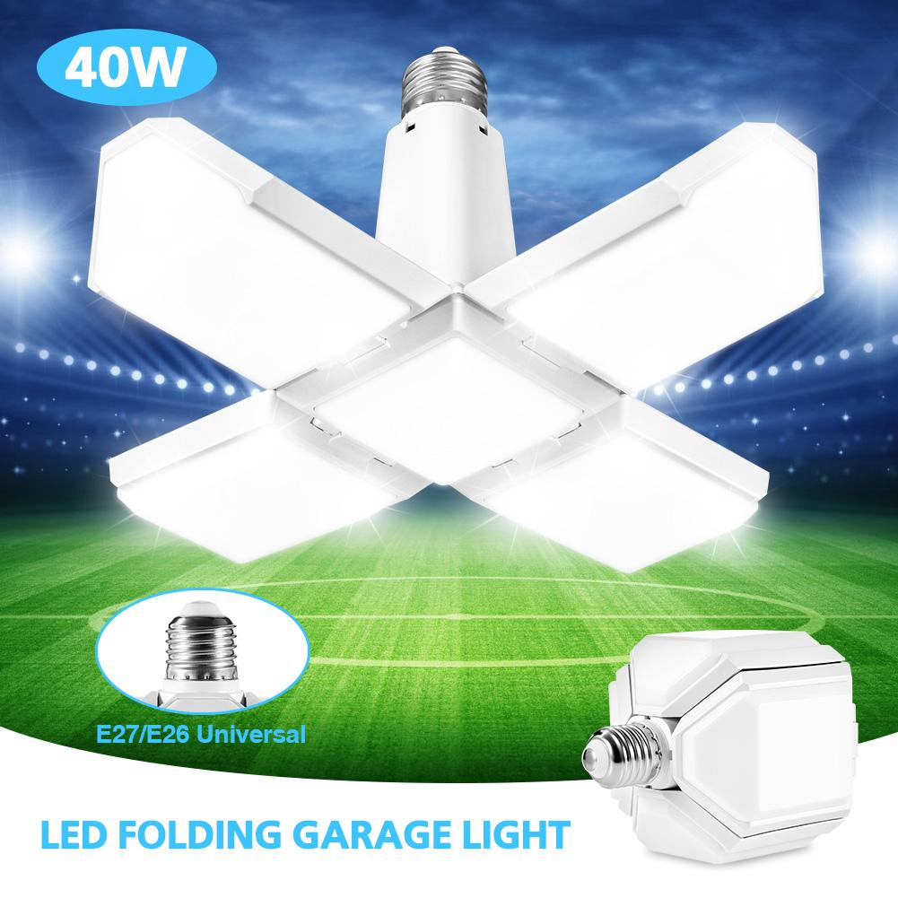 40W Vierkante Led Garage Lamp E27 Vervorming Indus... – Grandado