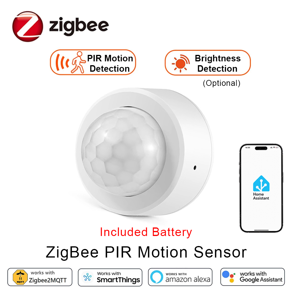 Zigbee Mini PIR Motion Sensor With Luminance Human... – Grandado