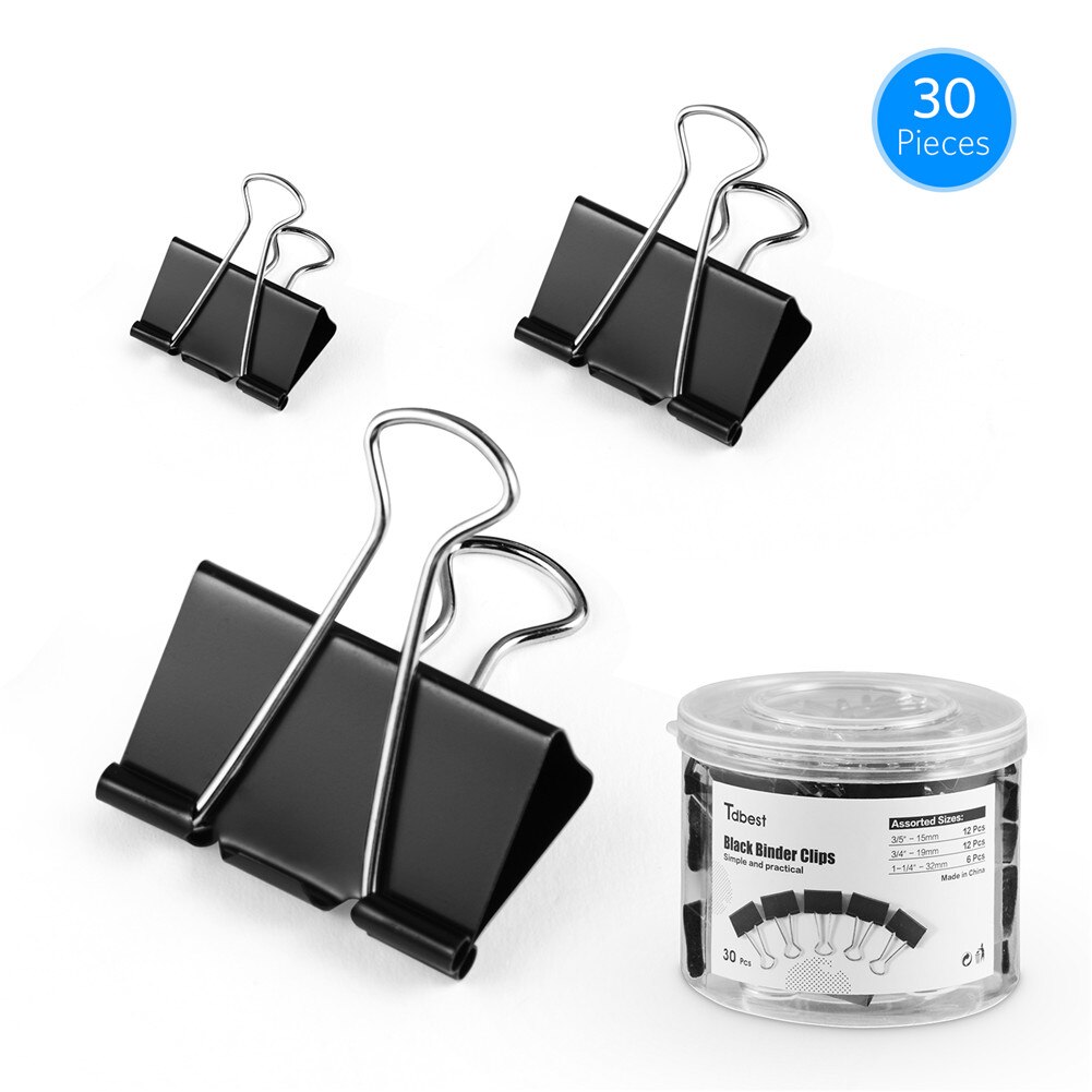 30Pcs Metal Bindmiddel Clips Papier Klem Voor Boek... – Vicedeal