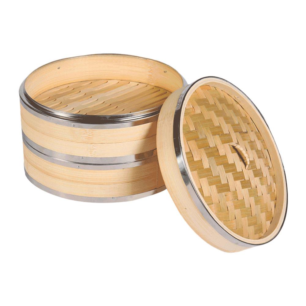 2 Tier Stainless Steel Up and Down the Edge Bamboo... – Grandado
